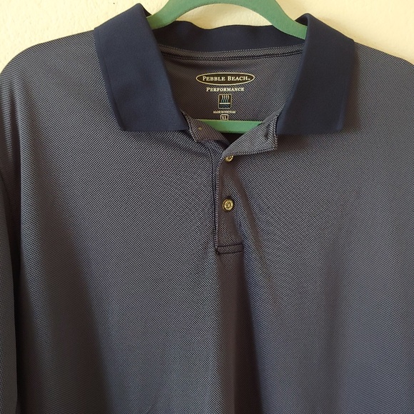 Pebble Beach | Shirts | Mens Pebble Beach Performance Polo | Poshmark